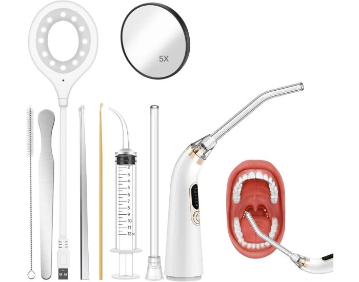 HaliQ Electric Tonsil Stone Remover ☆ remove tonsil stones